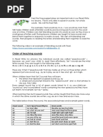 Rwi Set 1 Sounds | PDF