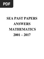 SEA Practice Test ELA Answer Key | PDF