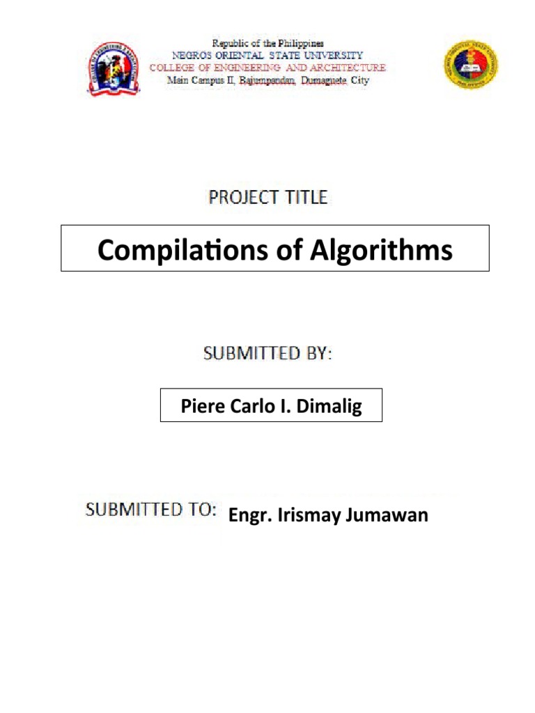 Compilations of Algorithms | PDF | Integral | Mathematics Of Computing
