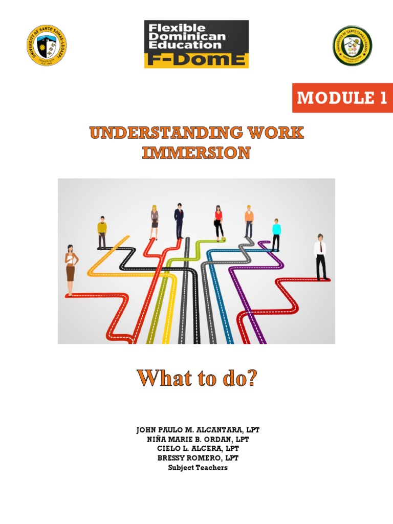 Midterm - Module 1. Understanding Work Immersion | PDF | Employment | Profession