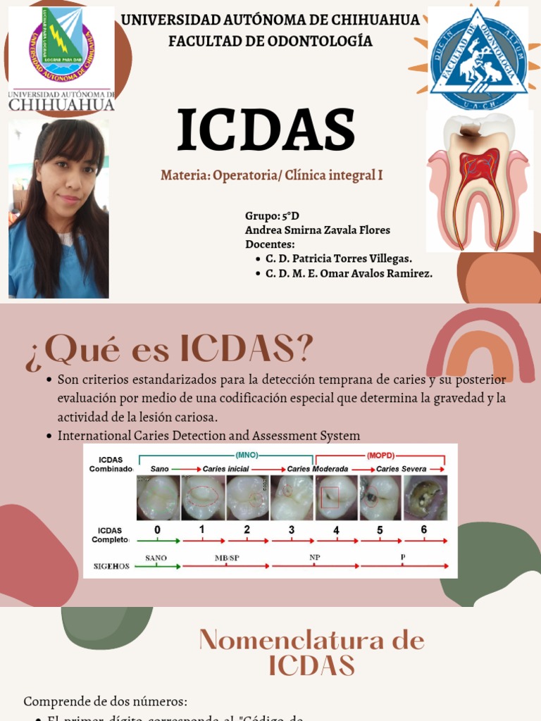 Introducción al Sistema Internacional de Detección y Evaluación de Caries Dental (ICDAS) | PDF ...