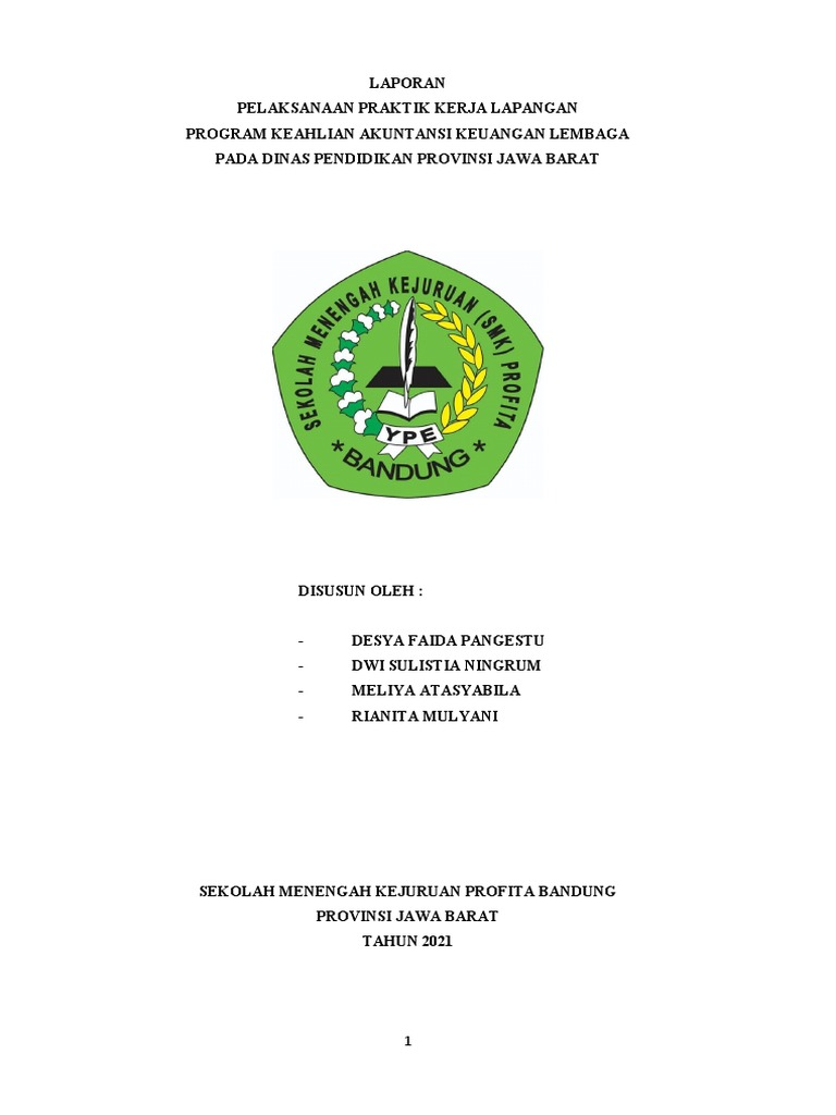Laporan PKL SMK Profita | PDF