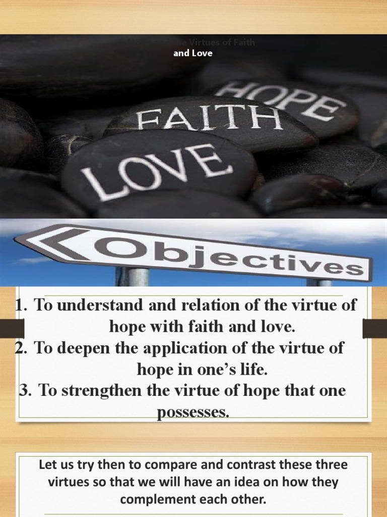 Hope and The Virtues of Faith | PDF | Faith | Hope
