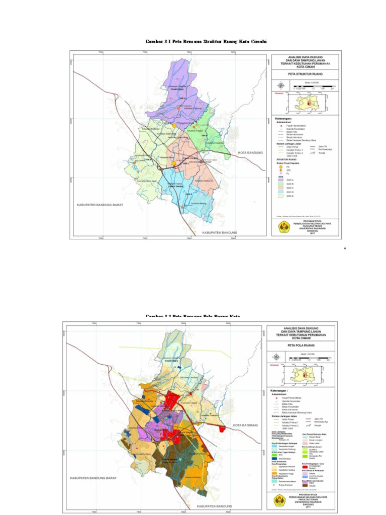 Peta Rencana Kota Cimahi Lengkap | PDF