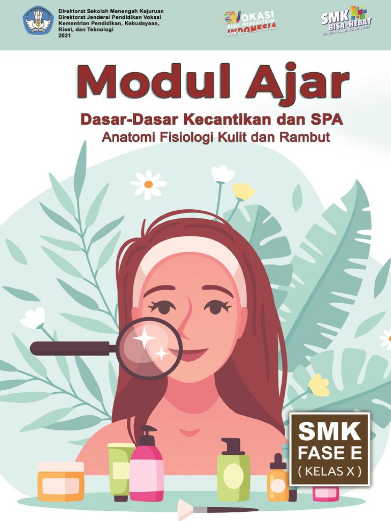 Modul Ajar Dasar Dasar Kecantikan Dan Spa - Anatomi Fisiologi Kulit Dan ...