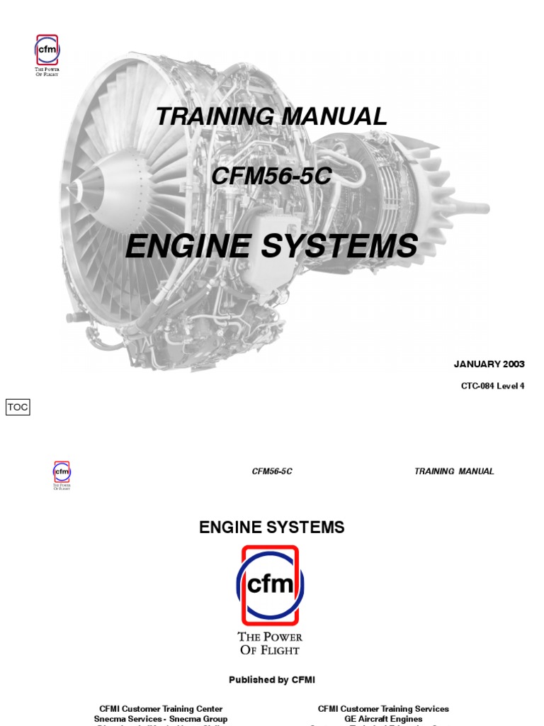 CFM56-5C Engine Systems | PDF | Machines | Manufactured Goods