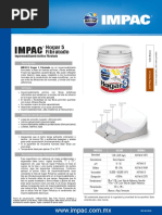 Ficha Tecnica Impermeabilizante IMPAC 5000 Fibratado. | PDF | Cemento | El plastico