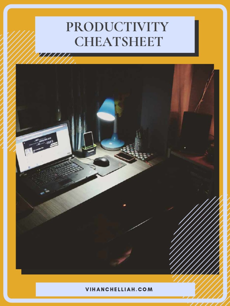 Productivity Cheatsheet Compressed 01 Pdf Professional Skills Time Management