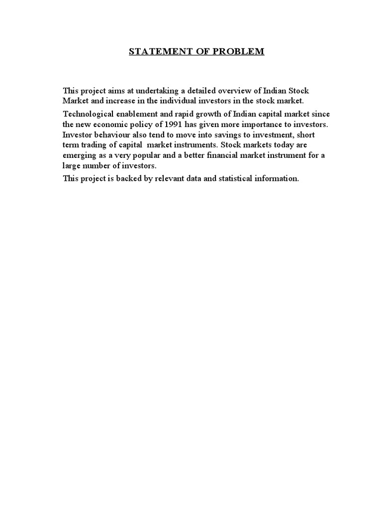 Sample Blackbook Project | PDF | Stocks | Hypothesis