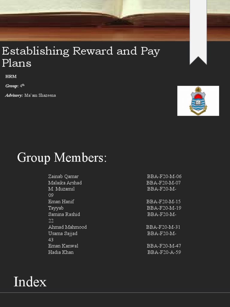 Reward and Pay Plans Overview | PDF | Labour Economics | Incentive