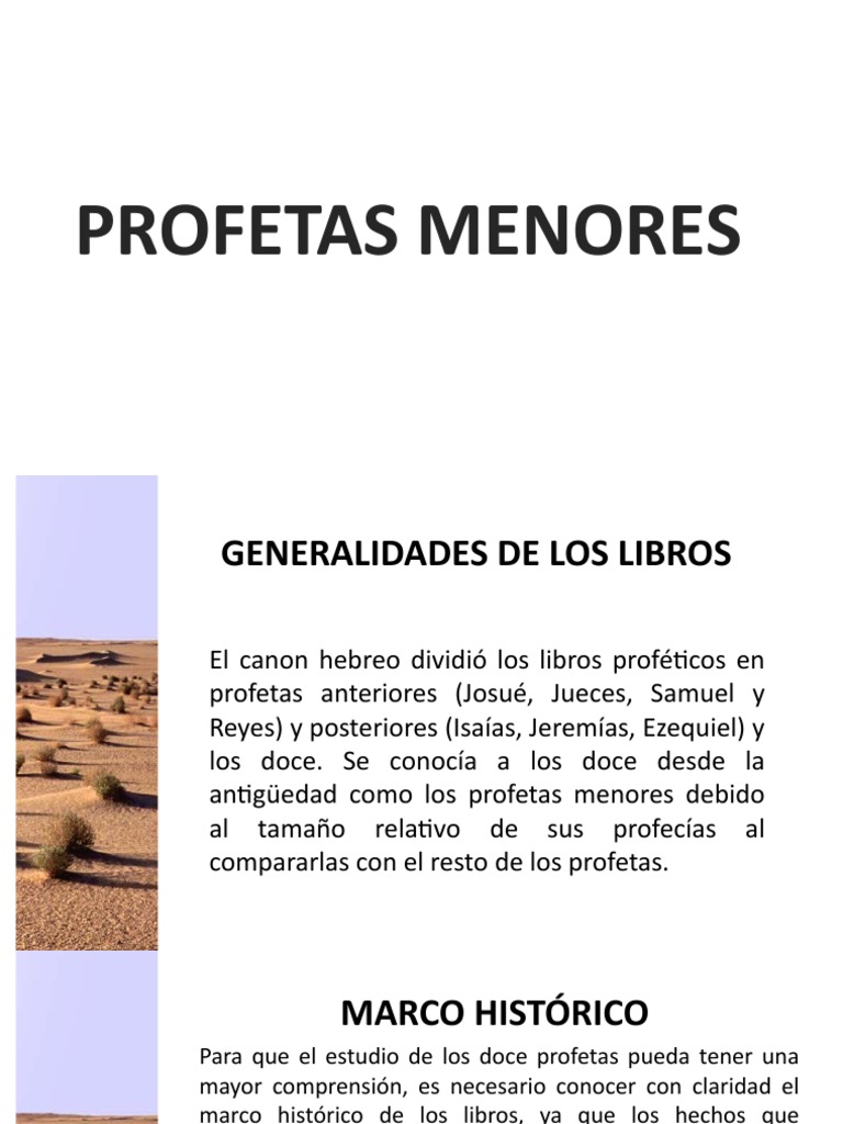 Profetas Menores Pdf Libros De Reyes Viejo Testamento