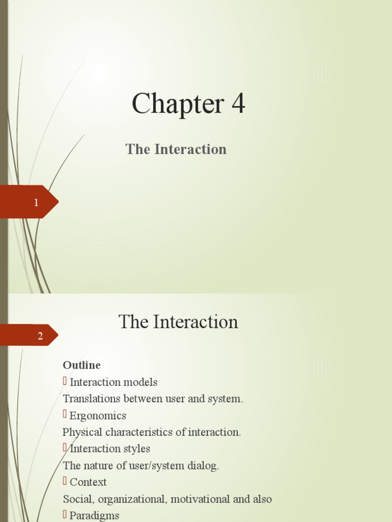 Interaction Models and Styles Explained | PDF | Menu (Computing) | Graphical User Interfaces