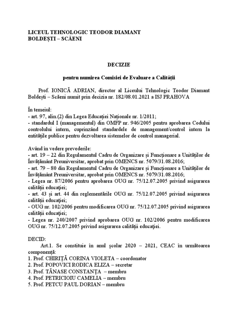 Decizie Ceac | PDF