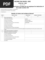 Form 12BB in Word Format | PDF | Taxation | Interest