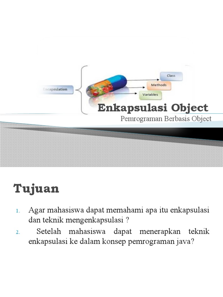 9 - Enkapsulasi Di Java | PDF