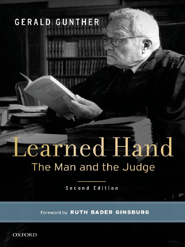 Gerald Gunther - Learned Hand. The Man and The Judge | PDF | Supreme ...
