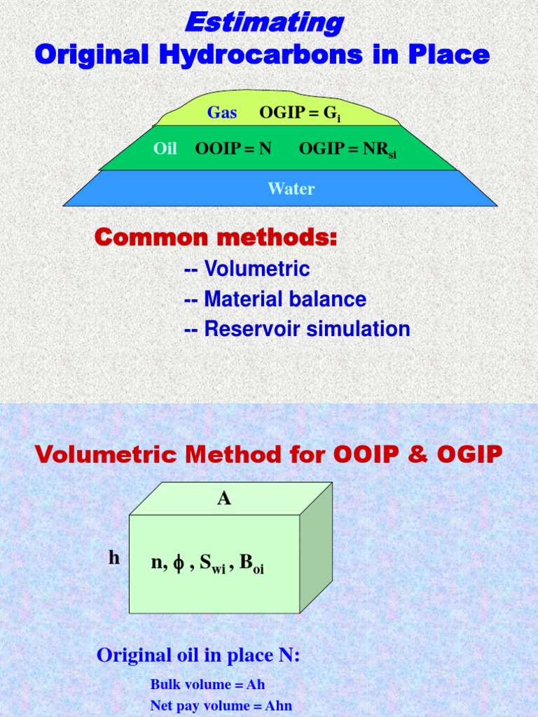Ooip Volume Mbe | PDF | Porosity | Petroleum Reservoir