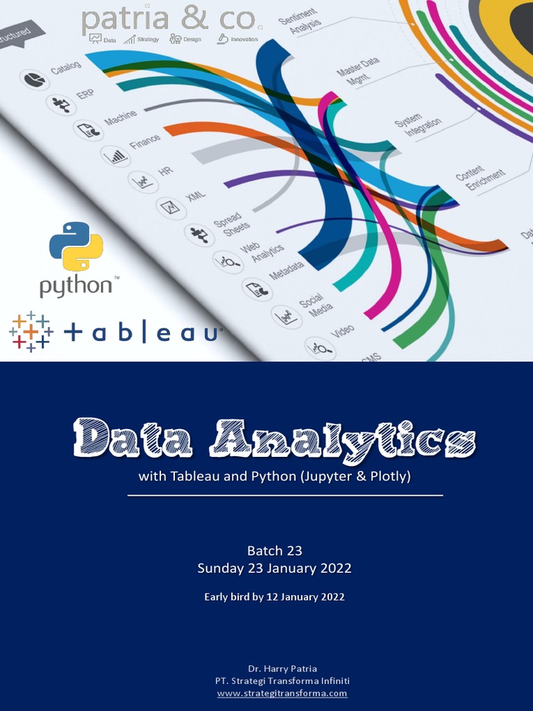 Data Analytics Tableau And Python Pdf Analytics Predictive Analytics