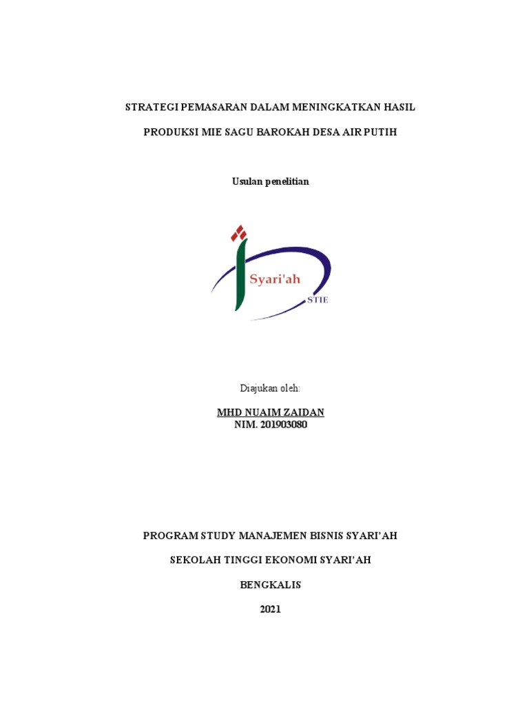 Bab Proposal Iim | PDF