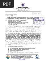 DepEd Memorandum Guidelines 2022-2023 | PDF