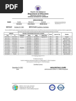 Service Record Template | PDF | Government