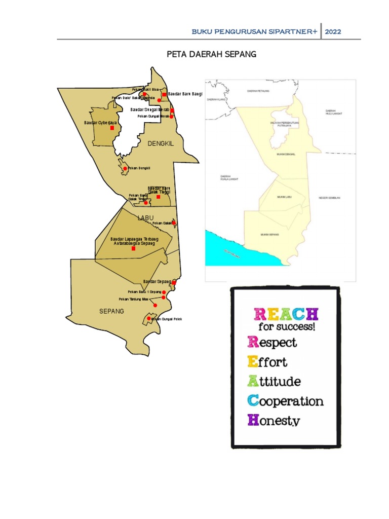 Peta Daerah Sepang Dan Peta Lokasi PPD Sepang 2022 | PDF