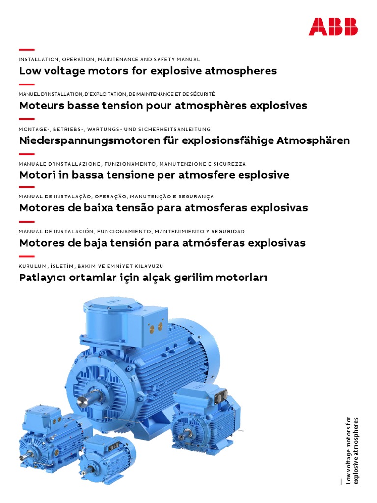 Ex Motor Manual 3gzf500730-47 Rev G 06-2019 en FR de It PT Es TR LQP ...