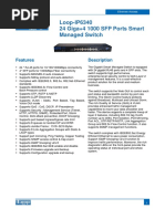 Raisecom - RAX700 Series Datasheet | PDF | Network Switch | Ethernet