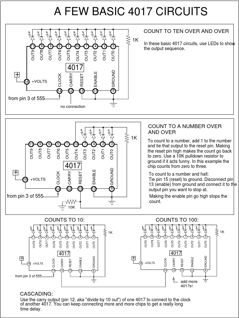 4017 Circuits | PDF | Computer Hardware | Computing