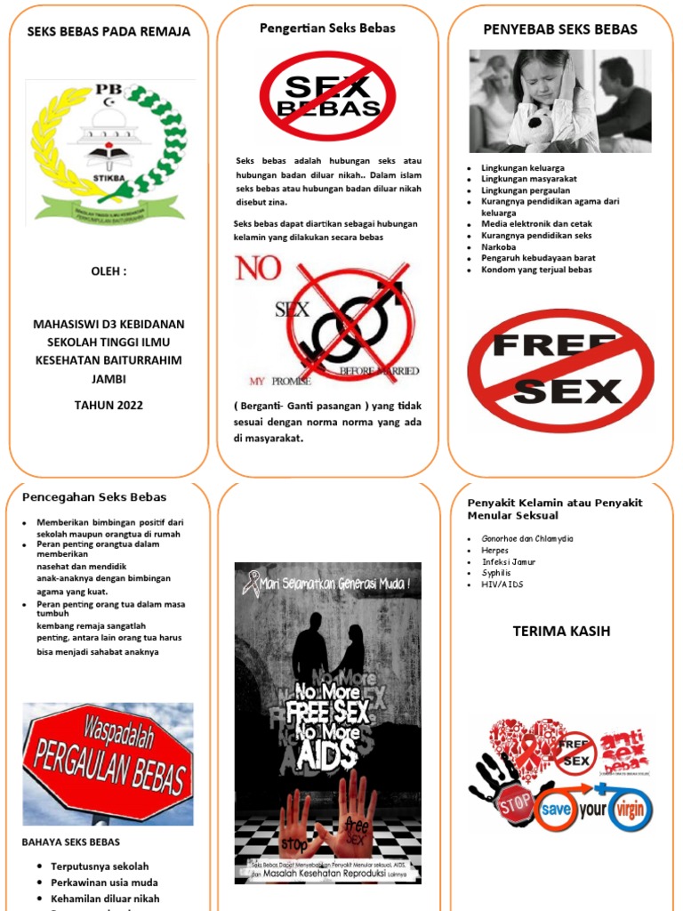 Leaflet Seks Bebas | PDF