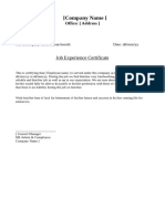 Sample Employee Clearance Certificate | PDF