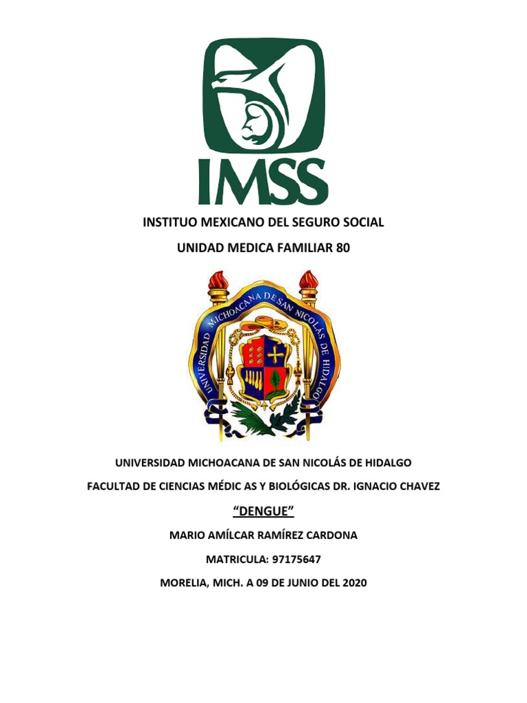 Dengue Imss | PDF | Epidemiología | Especialidades Medicas