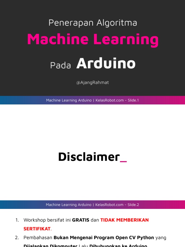 Penerapan Algoritma Machine Learning Pada Arduino | PDF | Seni | Komputer