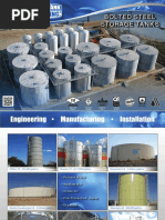 AWWA D100-11 Welded Carbon Steel Tanks For Water Storage | PDF