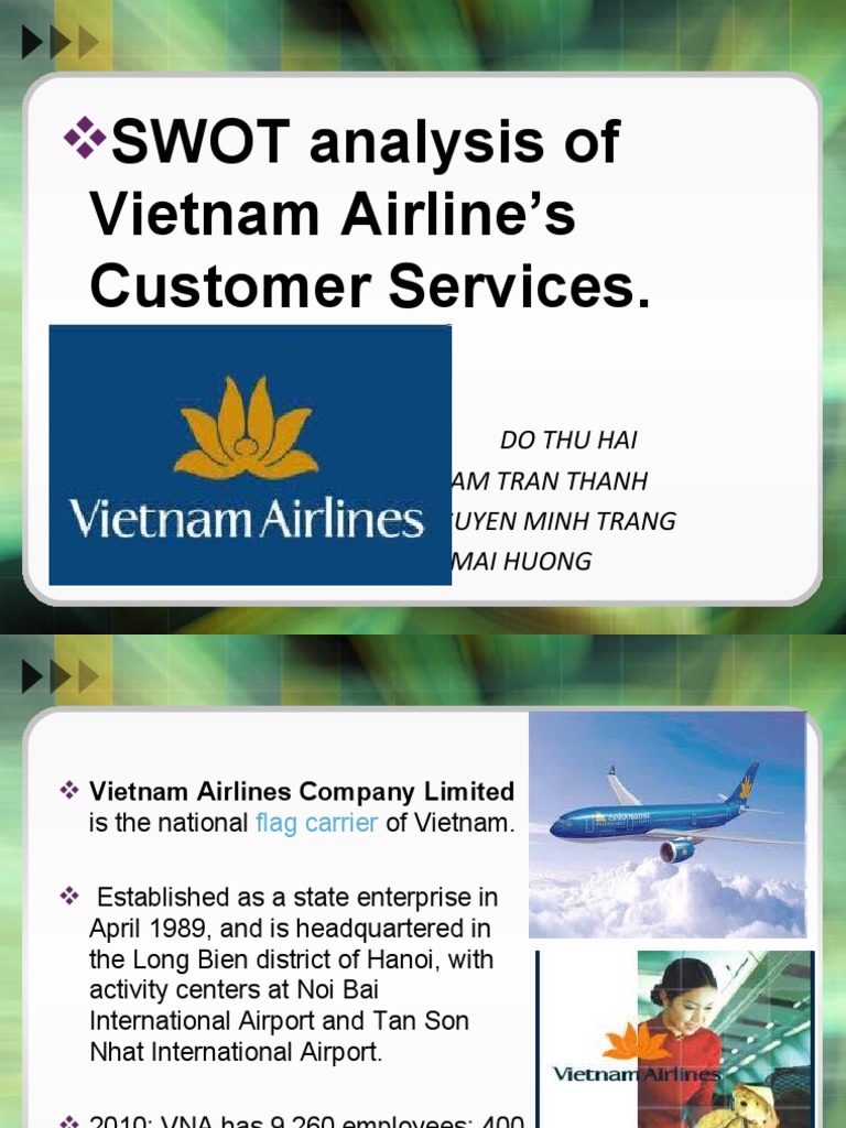 Swot Vietnam Airline | PDF