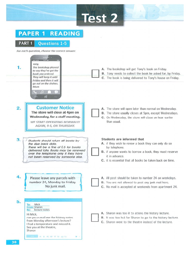 Test 2 Reading | PDF