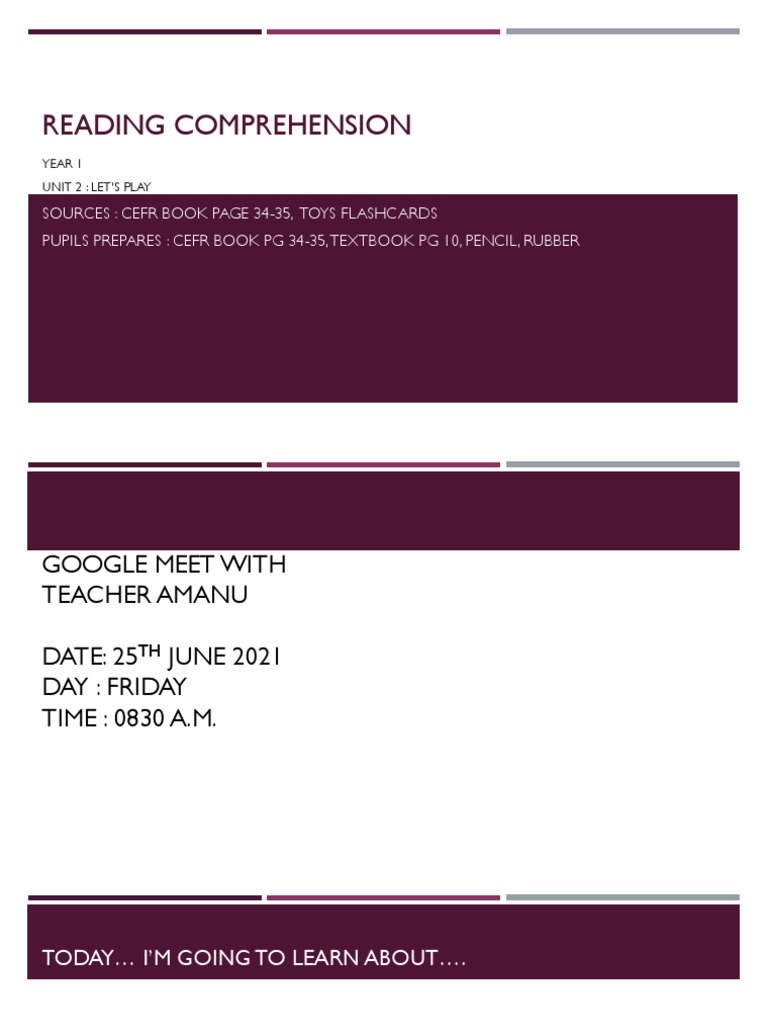 Reading Comprehension CEFR Page 34-35 | PDF | Reading Comprehension ...