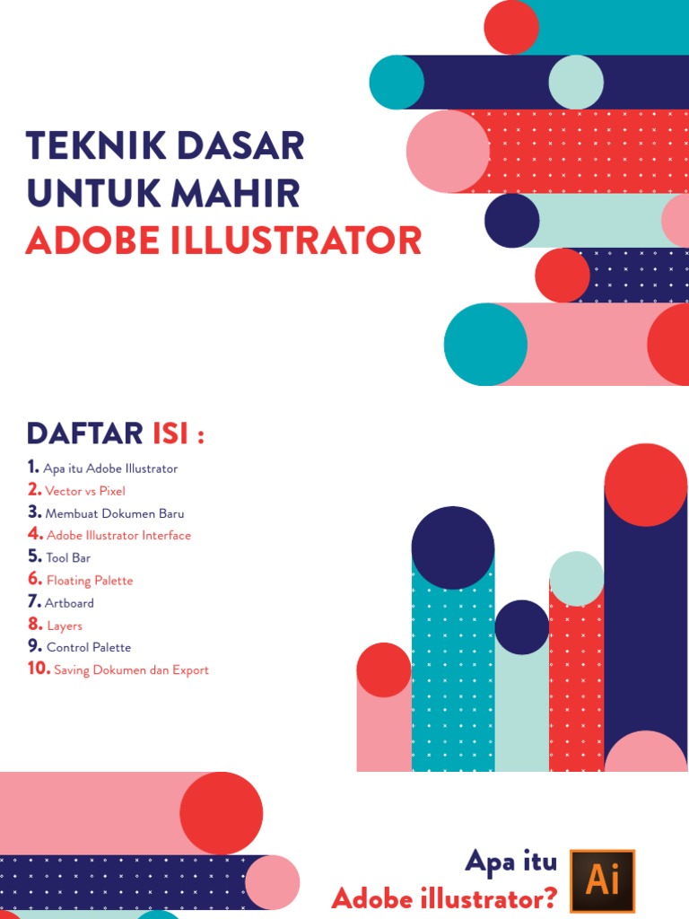 Teknik Dasar Untuk Mahir Adobe Illustrator Vidi | PDF