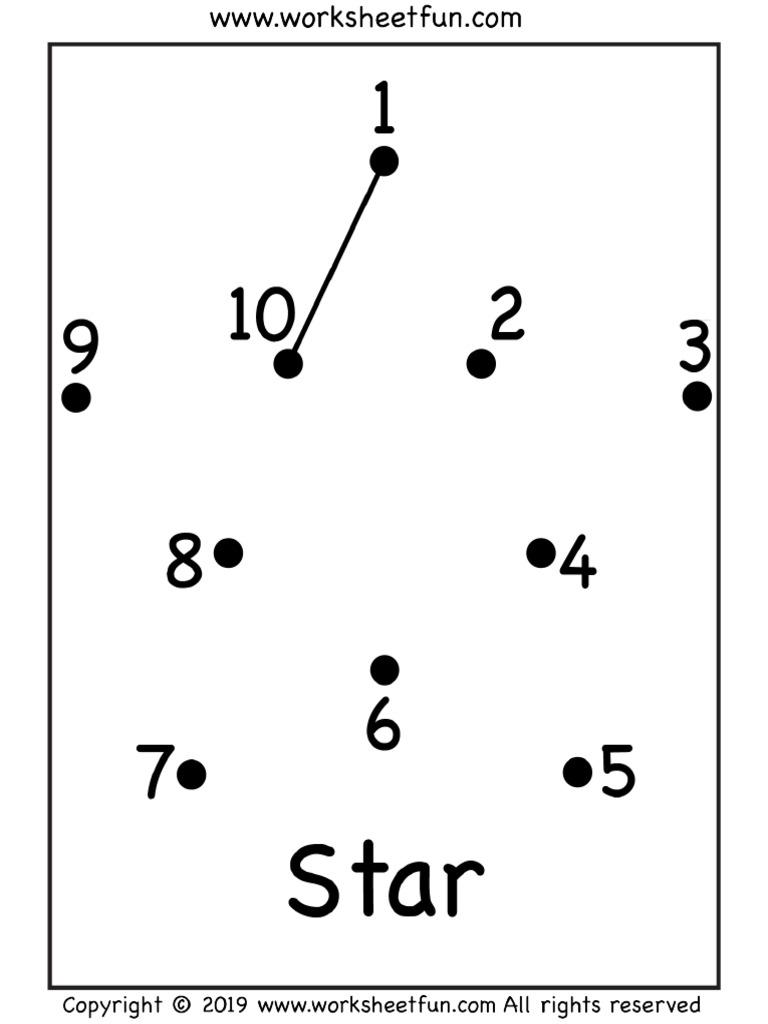 Dot To Dot Star | PDF
