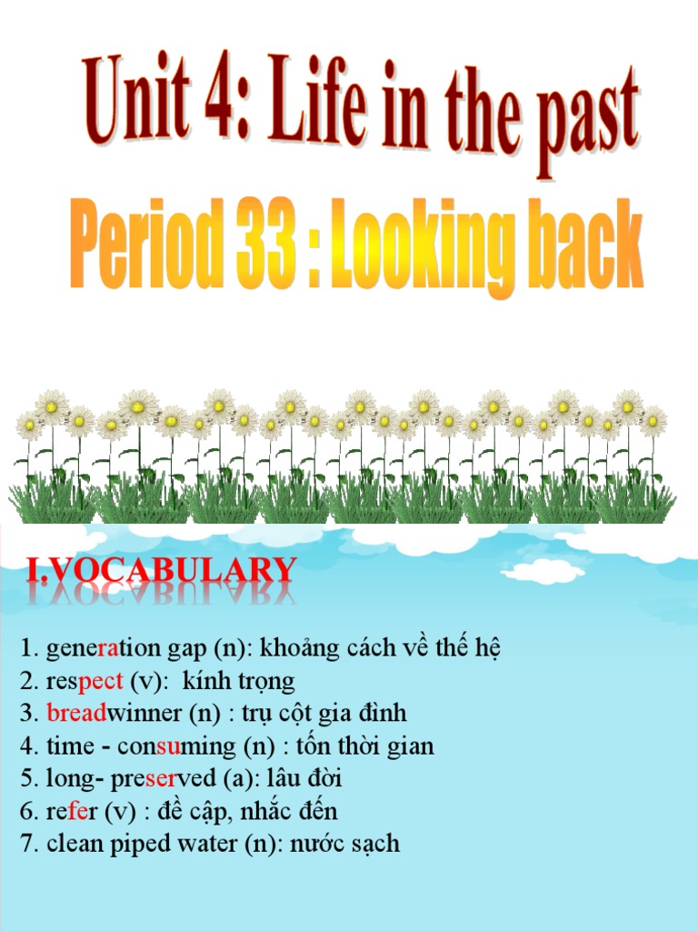 Unit 4 Life in The Past Lesson 7 Looking Back and Project | PDF