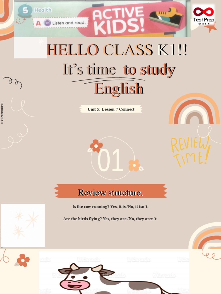 Hello To Study English: Class | PDF