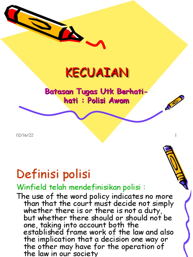 Polisi Awam | PDF | Negligence | Public Law