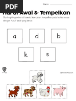 Modul Belajar Membaca ANAK TK dan PAUD | PDF