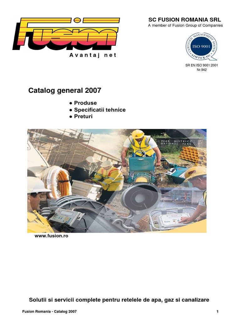 Catalog General 2007: SC Fusion Romania SRL | PDF