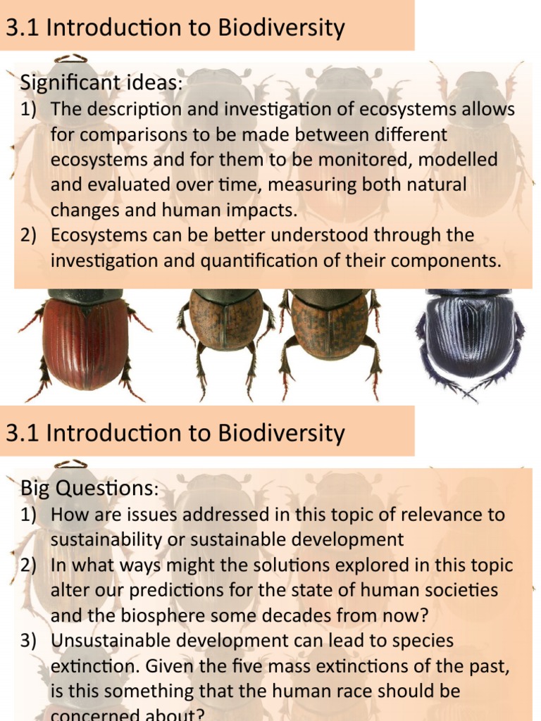 Intro Biodiversity | PDF | Biodiversity | Conservation Biology