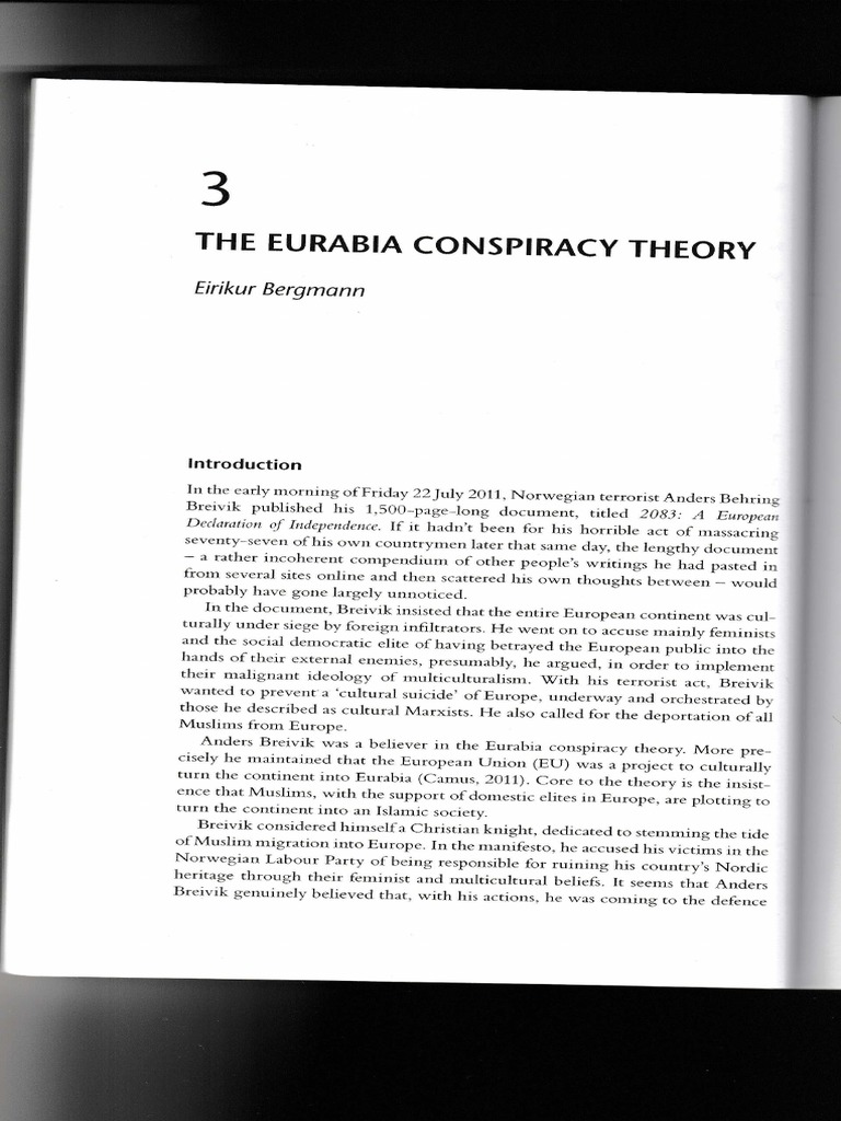 Eurabia Conspiracy Theory | PDF | Freedom Party Of Austria | Identity ...