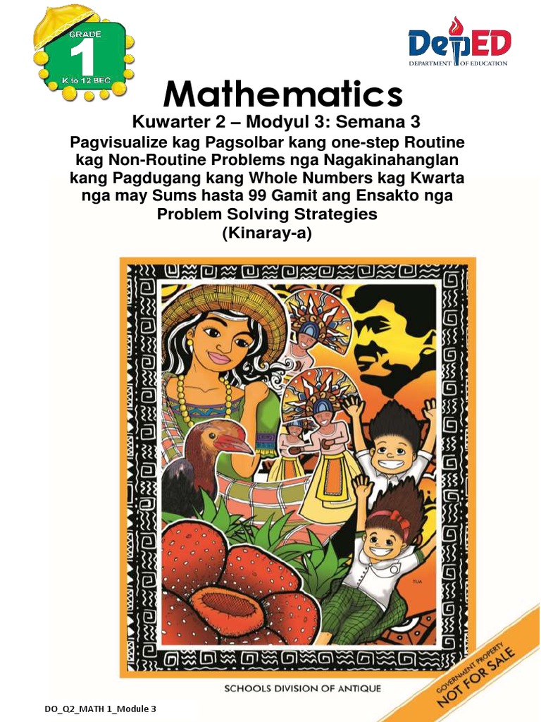 MATH 1 Q2 MOD 3 Week-3-Pagvisualize-kag-pagsolbar-kang-one-step-routine ...