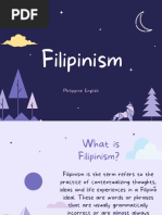 02 Examples of Filipinoism | PDF | Tagalog Language