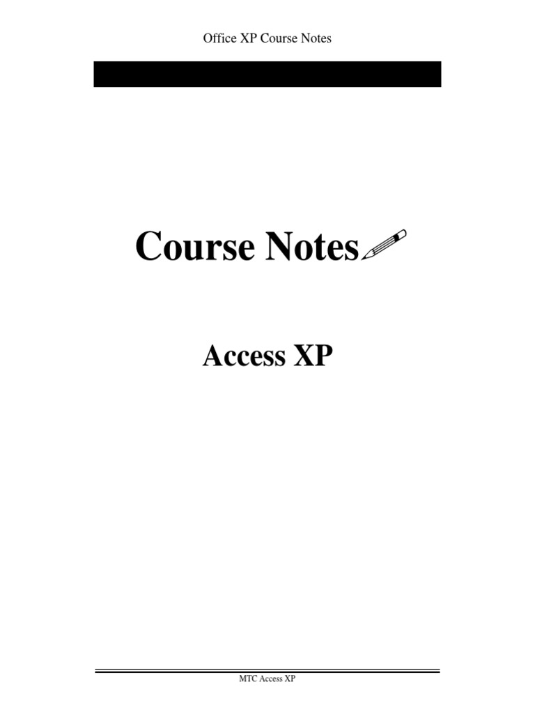 Access XP Full | PDF | Databases | Computer Keyboard