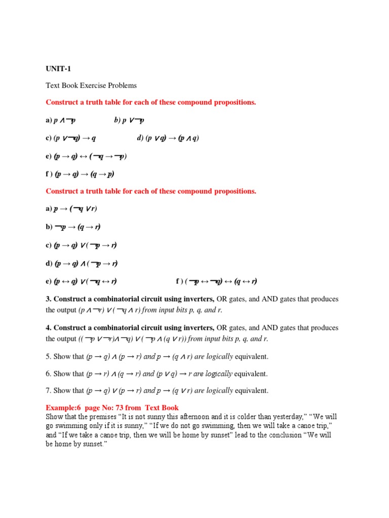 Discrete Mathematics IMP Questions | PDF | Recurrence Relation ...